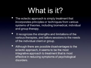 Eclectic Psychology And Eclectic Therapy: A Resource Guide